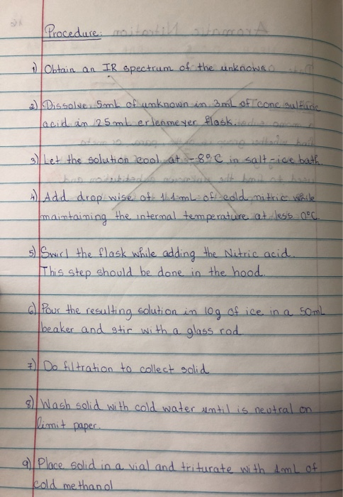 Base on the Aromatic Nitration experiment, can | Chegg.com