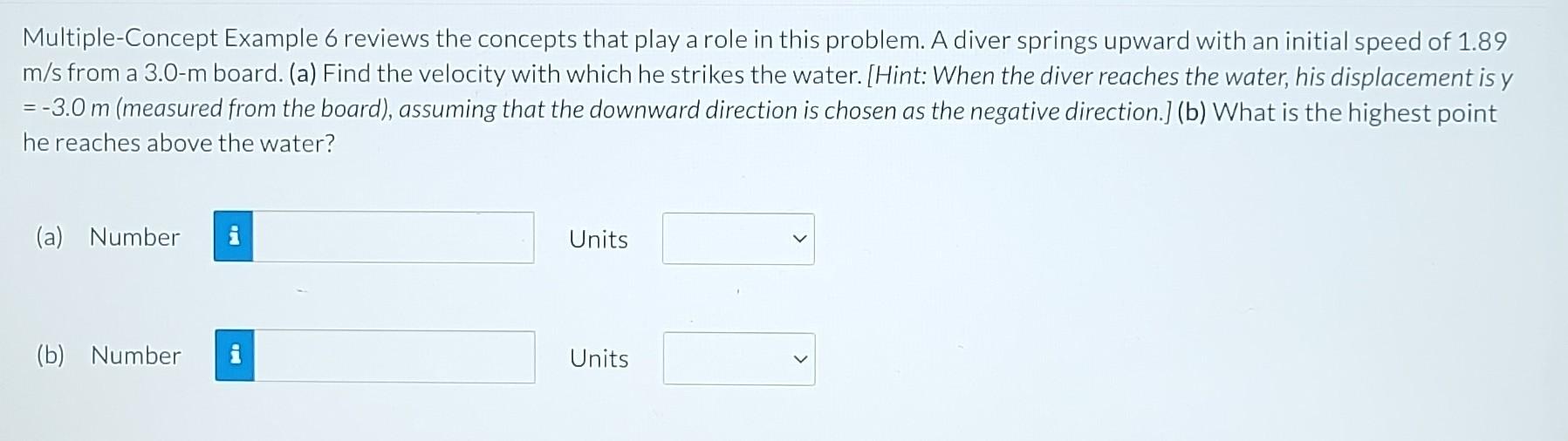 Solved Multiple-Concept Example 6 reviews the concepts that | Chegg.com