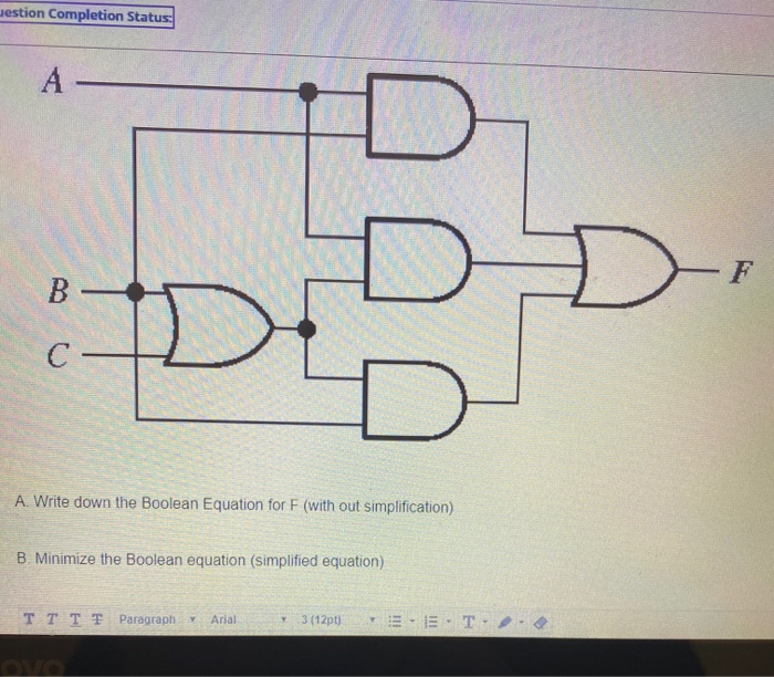 Solved Jestion Completion Status: A- - F B- C A. Write down | Chegg.com