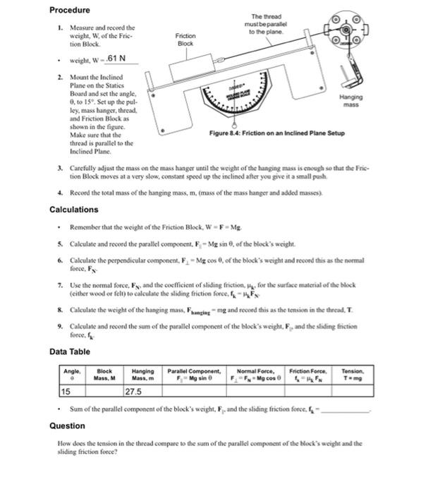 F F Problem 2: Sliding Friction on an Inclined Plane | Chegg.com