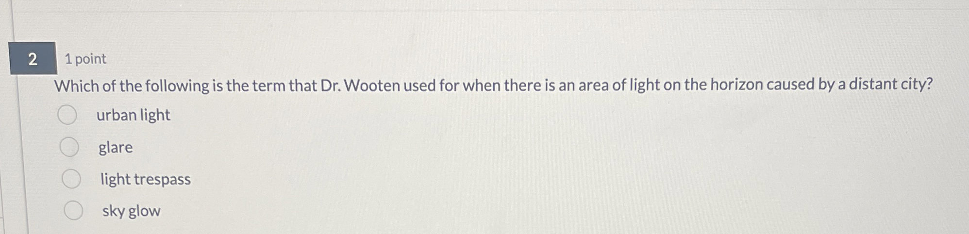 Solved 21 ﻿pointWhich of the following is the term that Dr. | Chegg.com