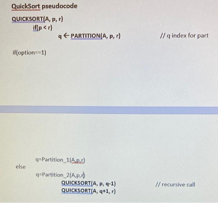 Solved Write a Ch Program to implement the Quick Sort | Chegg.com