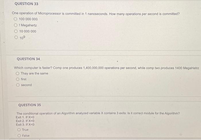 Solved One operation of Microprocessor is committed in 1 | Chegg.com