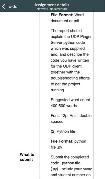 Solved File Format: Word document or pdf The report should | Chegg.com