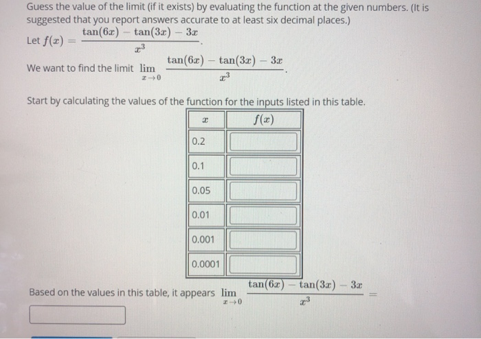 Solved Guess The Value Of The Limit If It Exists By 