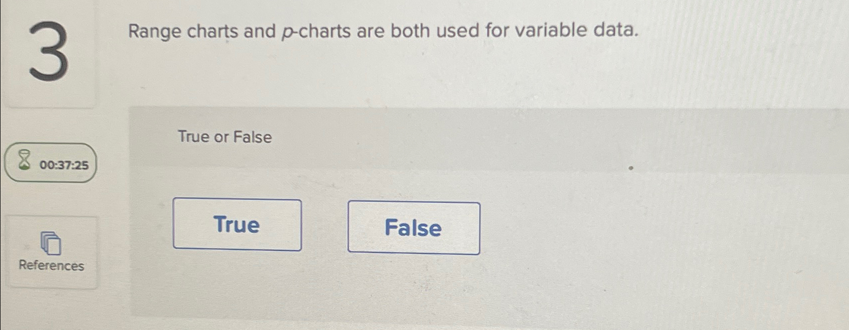 Solved 3Range charts and p-charts are both used for variable | Chegg.com