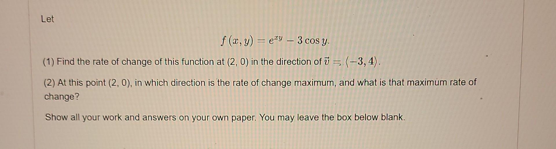 Solved Define f(x, y) = 4x2 + y2. (1) Sketch the level curve | Chegg.com