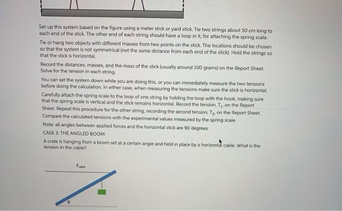 Solved Lab 11 Static Equilibrium Introduction The three | Chegg.com