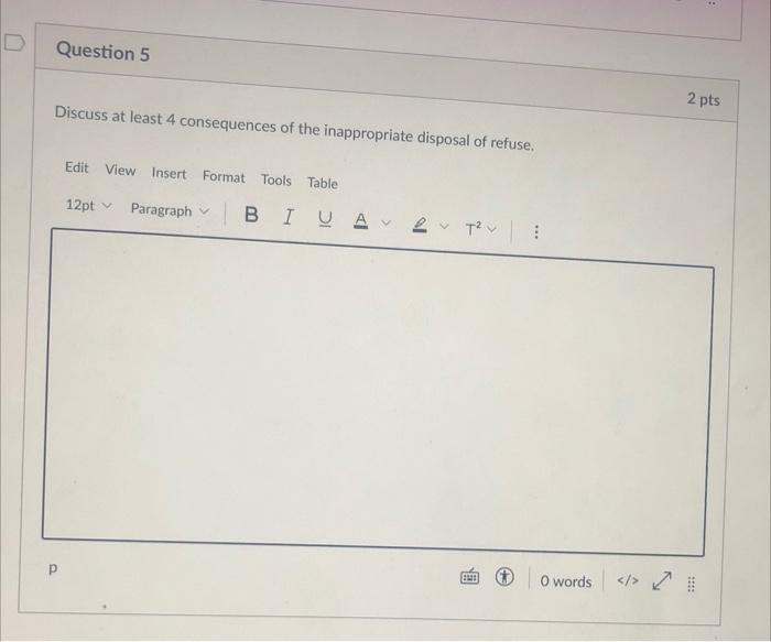 Solved Discuss at least 4 consequences of the inappropriate | Chegg.com