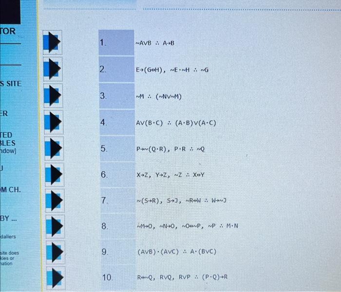 Exercise 7.4D: Abbreviated Truth Tables Pick an | Chegg.com