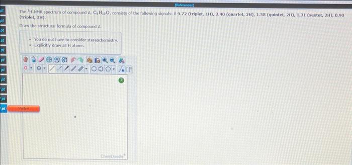 Solved A compound with the formula C8H15 has the following | Chegg.com