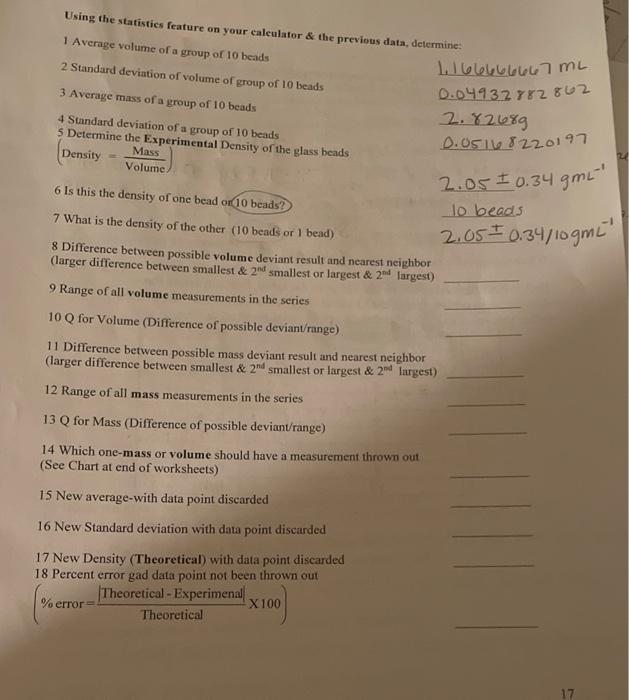 Solved Initial Buret reading (ml) Final Buret Reading, (ml) | Chegg.com