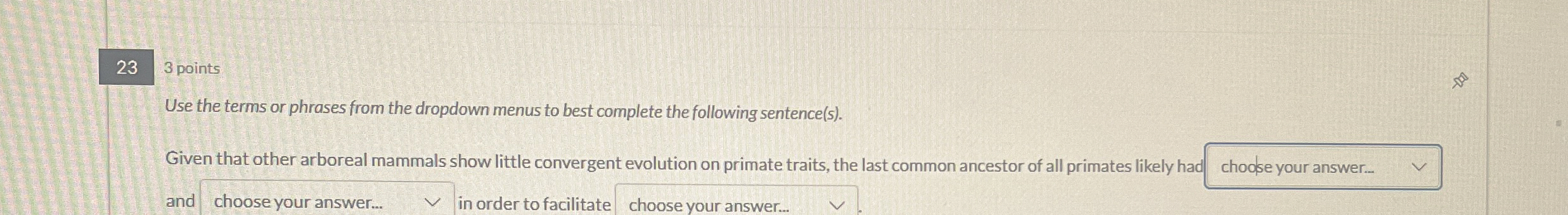 Solved 233 ﻿pointsuse The Terms Or Phrases From The 