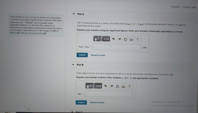 Solved Constants I PenSmisl distances are commany measured | Chegg.com