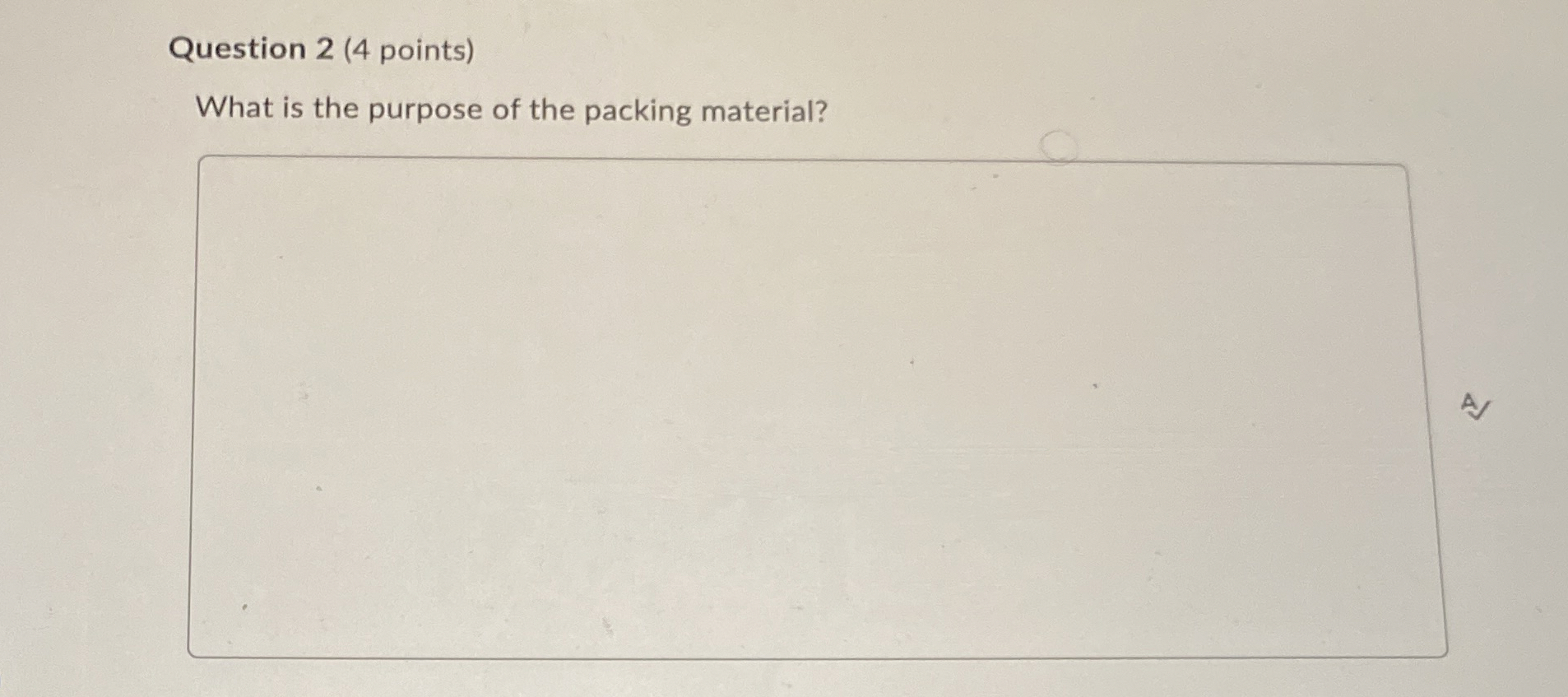 Solved Question 2 (4 ﻿points)What is the purpose of the | Chegg.com