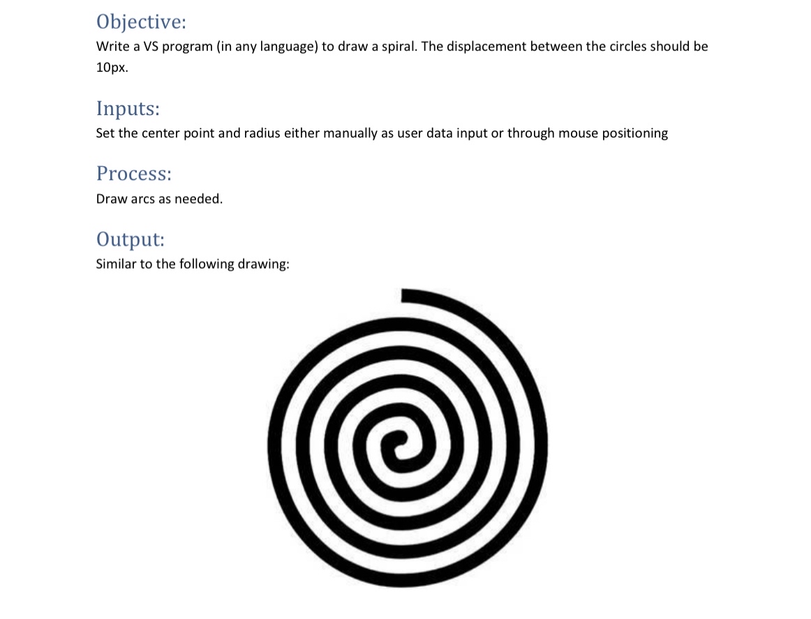 Solved Objectivewrite A Vs Program In Any Language ﻿to 