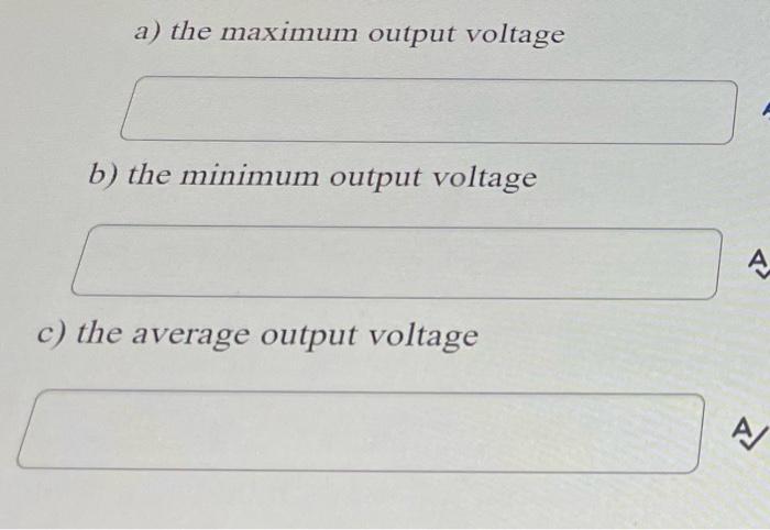 Solved The circuit shown has the values listed in the table | Chegg.com