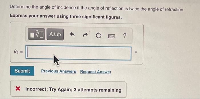 Solved A beam of light in air strikes a slab of glass ( | Chegg.com