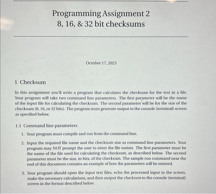 Solved Assignment: pa02 - Calculating an 8,16 , or 32 bit | Chegg.com