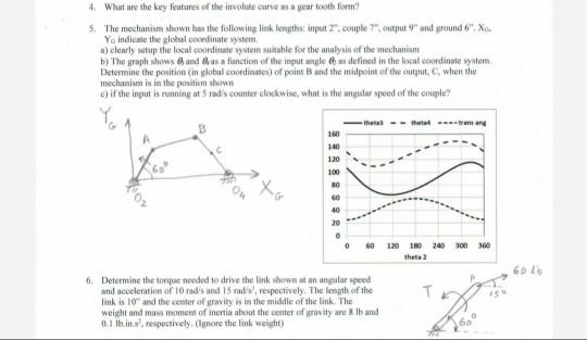 Solved 4. What are the key features of the involute curve as | Chegg.com