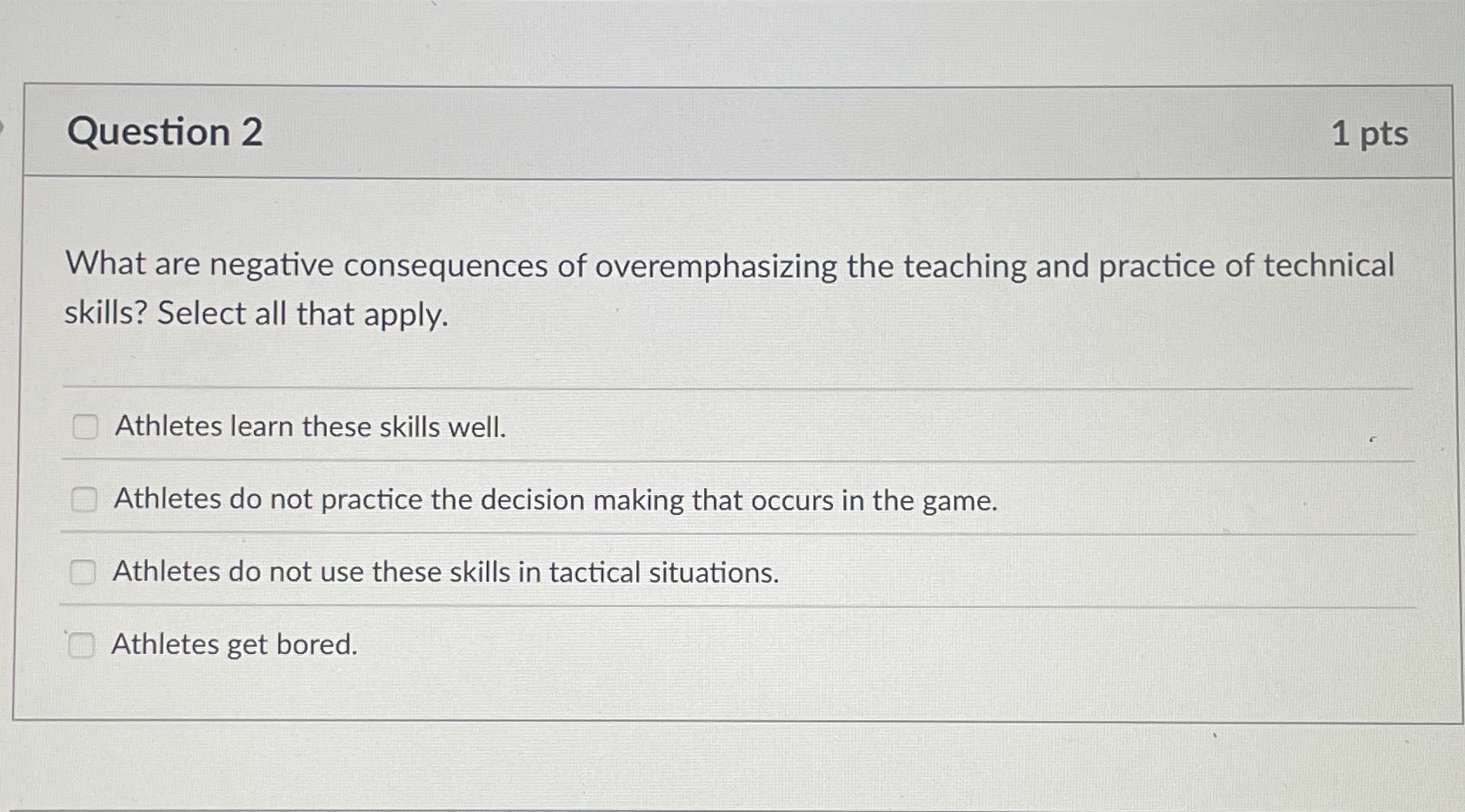 Solved Question 21 ﻿ptsWhat are negative consequences of | Chegg.com