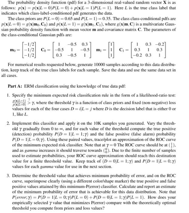 The probability density function (pdf) for a | Chegg.com