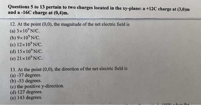 Solved 12-13. The correct answers are: 12D and 13E.Please | Chegg.com