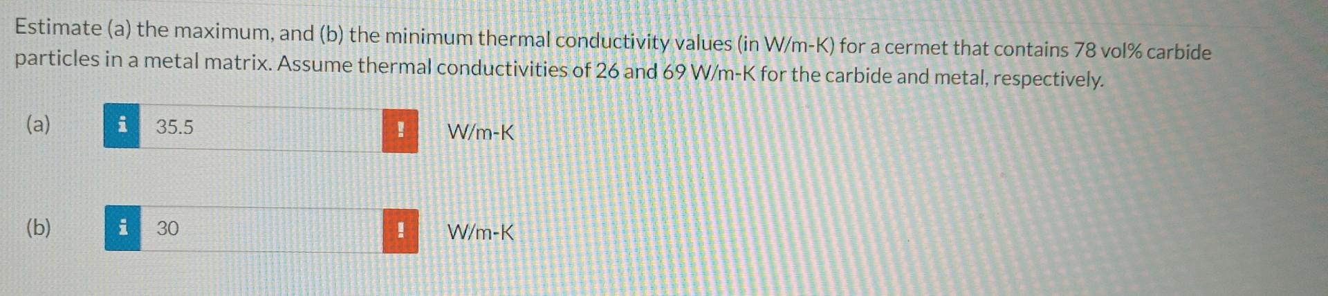 Solved Estimate (a) the maximum, and (b) the minimum thermal | Chegg.com