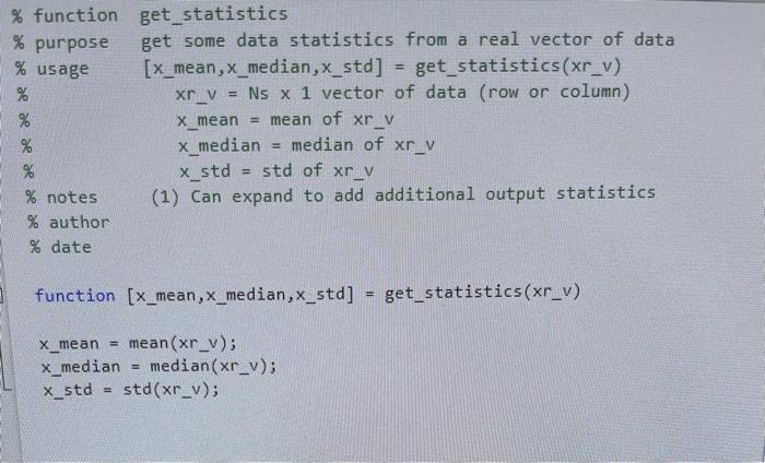 ≫xx−v=[−10:10];% column vector from −10 to +10 ≫ix= | Chegg.com