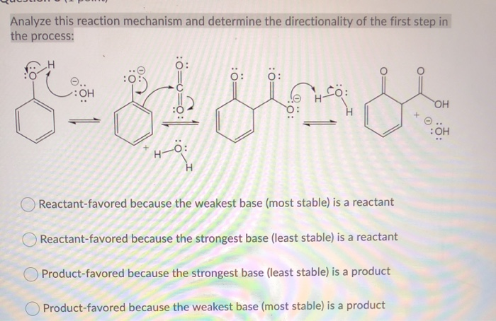 Solved Analyze this reaction mechanism and determine the | Chegg.com
