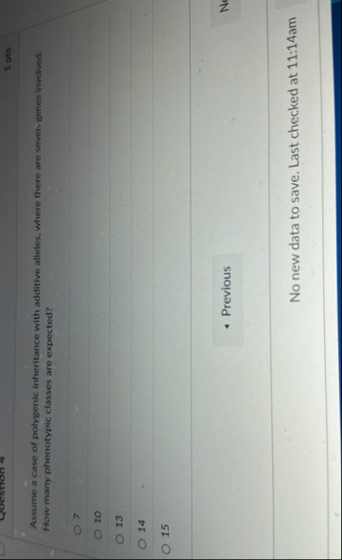 Solved Assume a case of polygenic inheritance with additive | Chegg.com