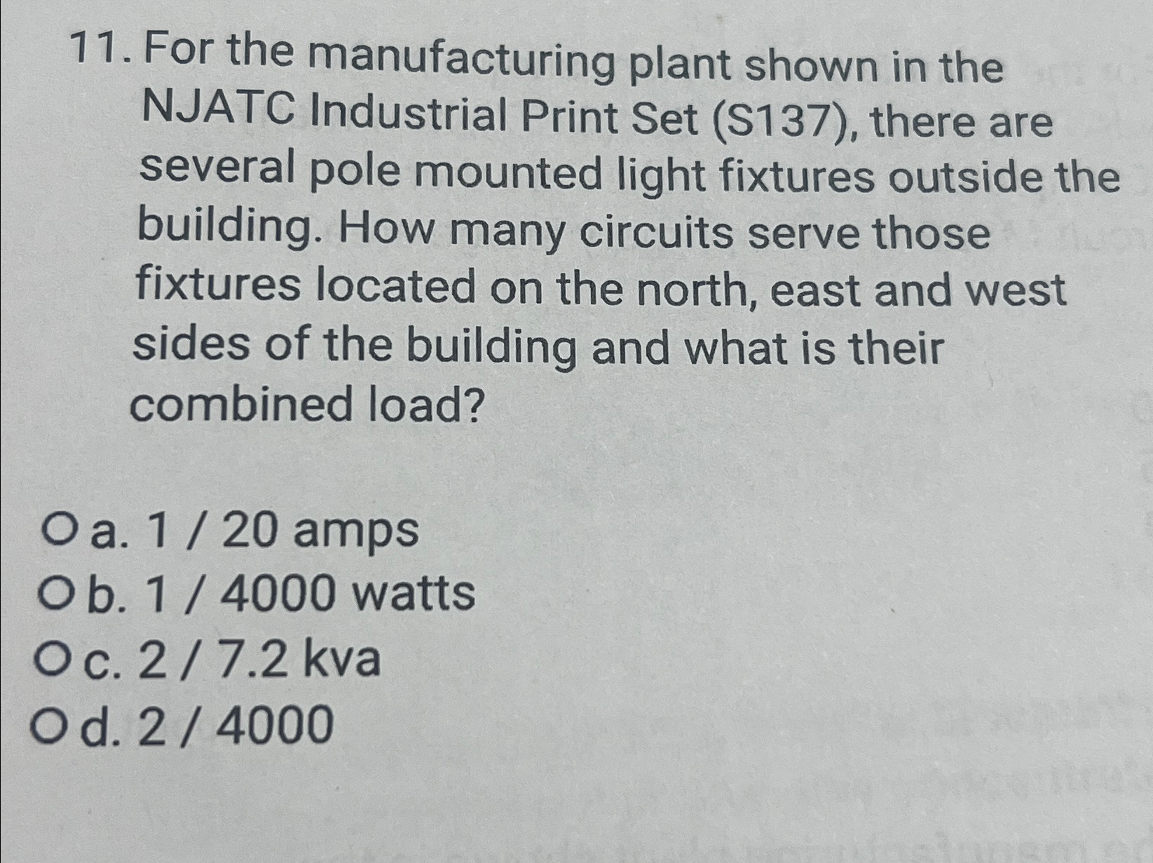 Solved For the manufacturing plant shown in the NJATC | Chegg.com