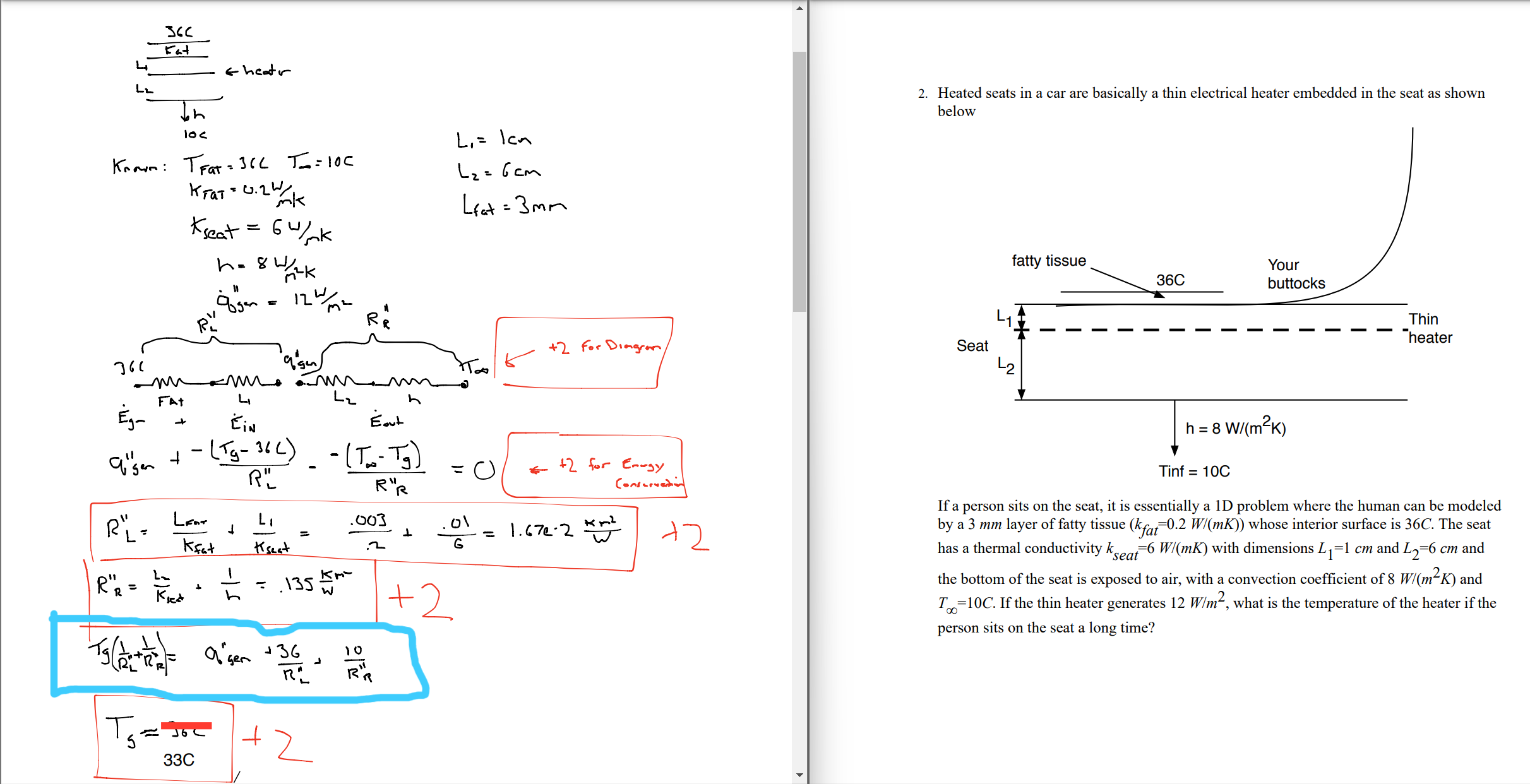 Solved Class: Heat Transfer //// ﻿So I'm having trouble | Chegg.com
