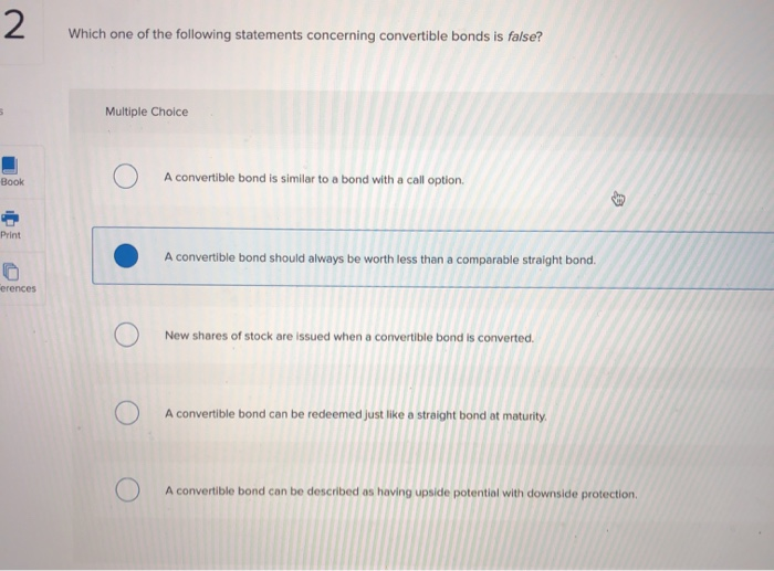 Solved Which one of the following statements concerning | Chegg.com