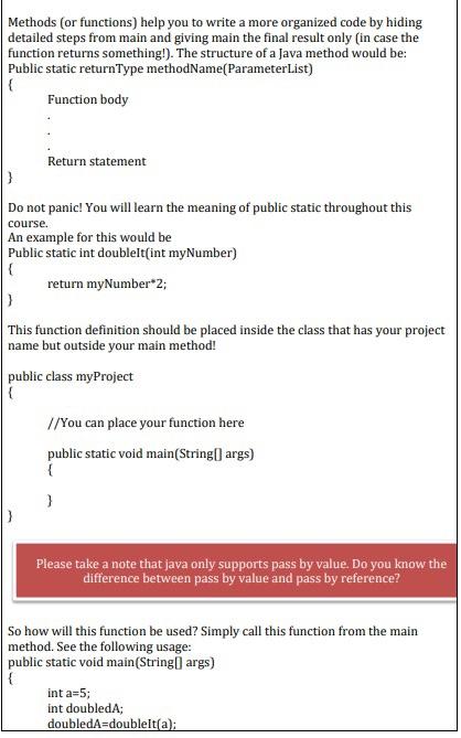 Solved - Write a function in Java that takes in two integers | Chegg.com