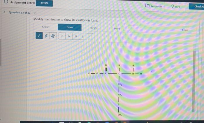 Solved Assignment Score: 37.996 Resources Hint Check | Chegg.com
