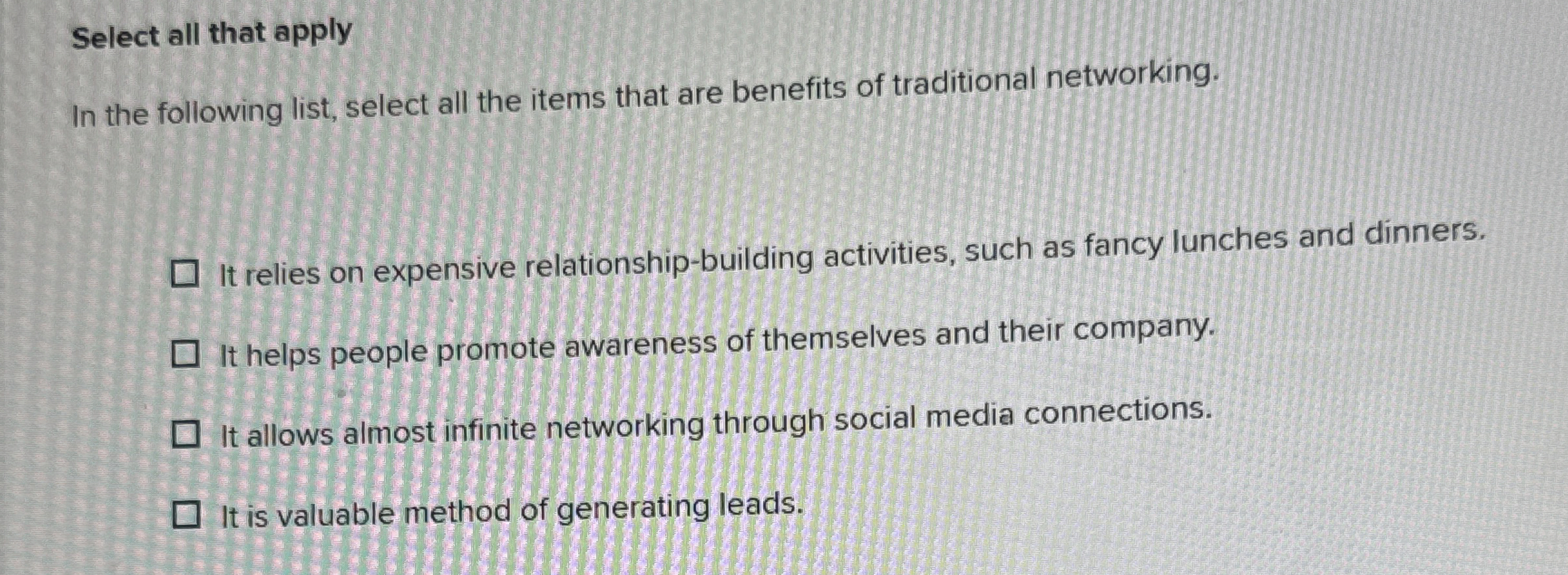 Solved Select all that applyIn the following list, select | Chegg.com