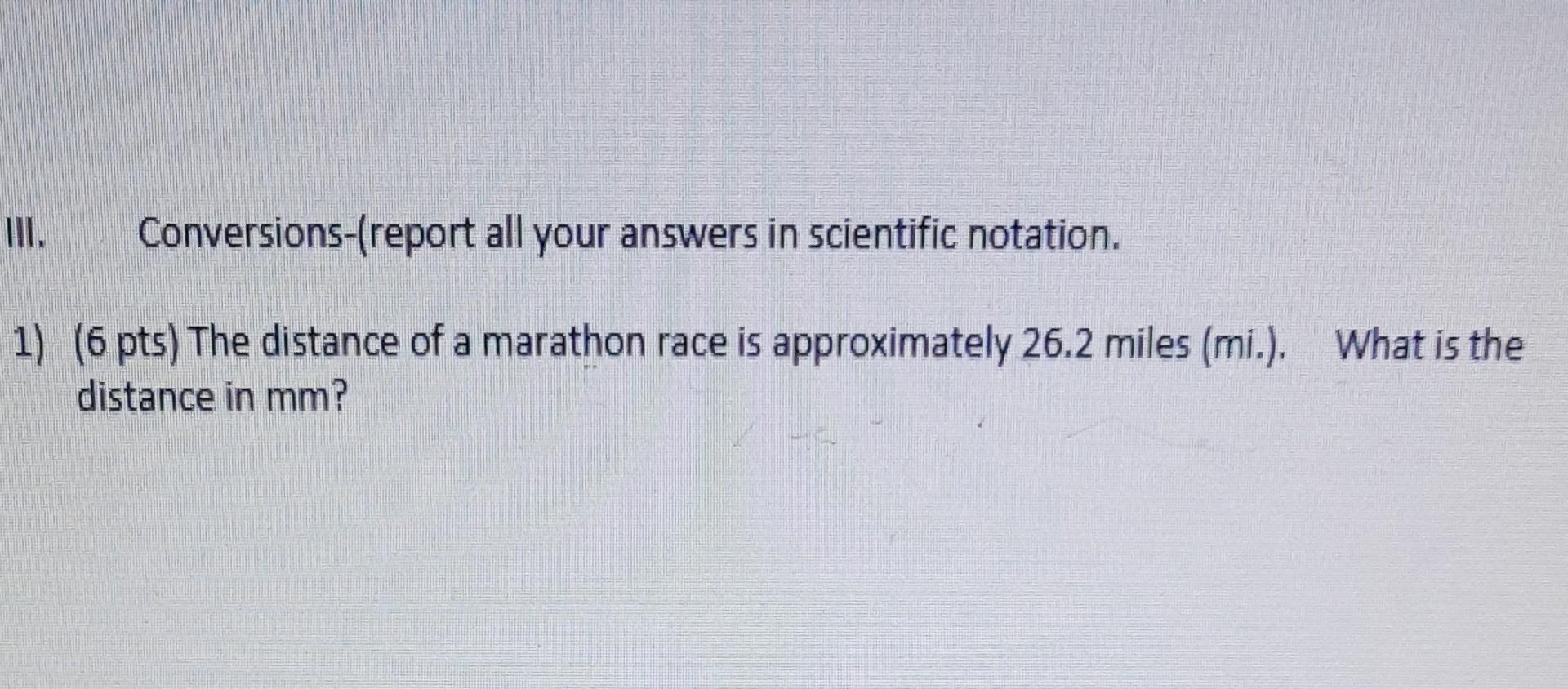 Solved II. Conversions-(report all your answers in | Chegg.com
