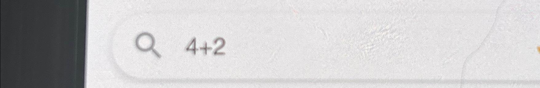 Solved 4+2 | Chegg.com