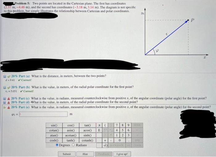 Solved I need part c,d,and e answered for the problem plz, I | Chegg.com