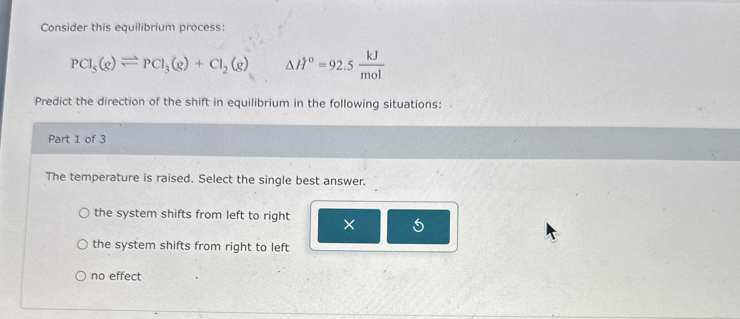 Solved Consider this equilibrium | Chegg.com