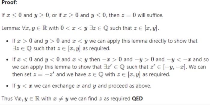 Solved is this a complete proof to show that rational | Chegg.com