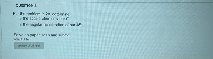 Solved At the instant shown bars AB and BC are perpendicular | Chegg.com