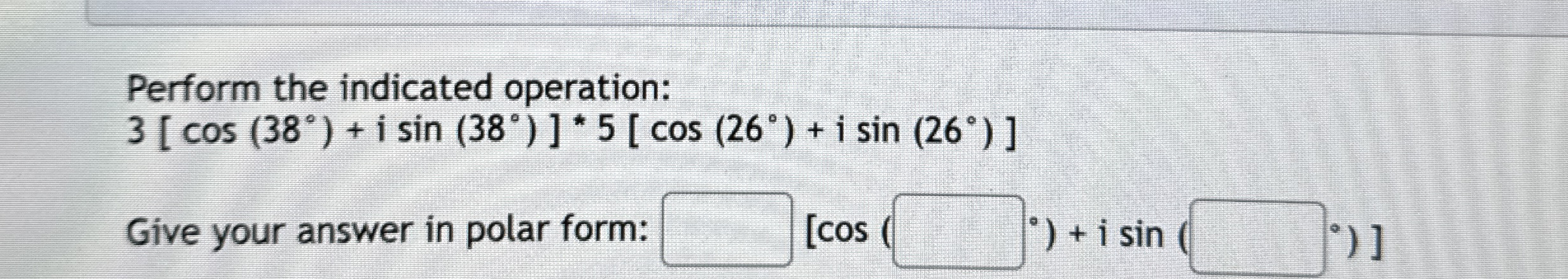 Solved Perform the indicated | Chegg.com