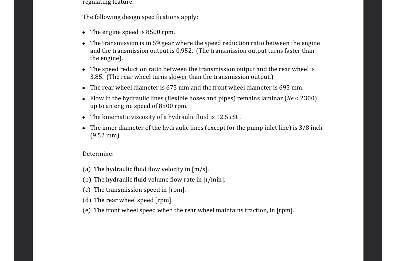 Solved regulating feature.The following design | Chegg.com
