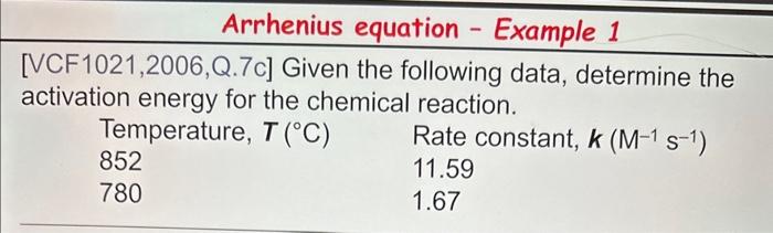 Solved [VCF1021,2006,Q.7c] Given the following data, | Chegg.com