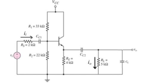 Solved draw the small signal equivalent circuit of the | Chegg.com