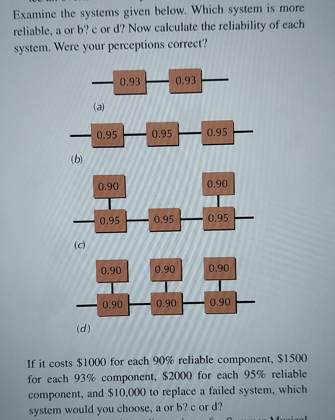 Solved Examine the systems given below. Which system is more | Chegg.com