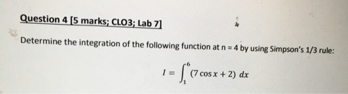 Solved numerical method please give answer in matlab only. | Chegg.com