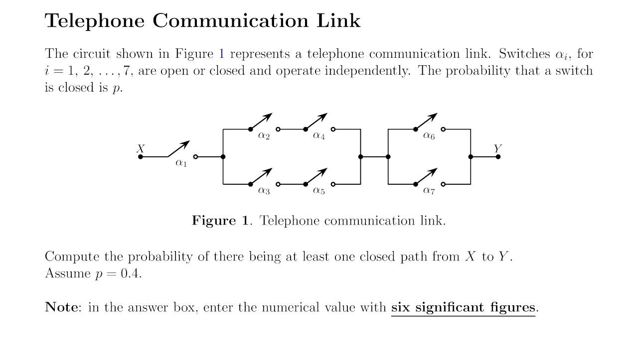 Solved Telephone Communication Link The circuit shown in | Chegg.com